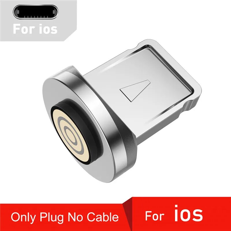 USLION 540 Вращающийся магнитный кабель 5А Кабель для быстрой зарядки Micro USB 2 м, Only IOS Plug