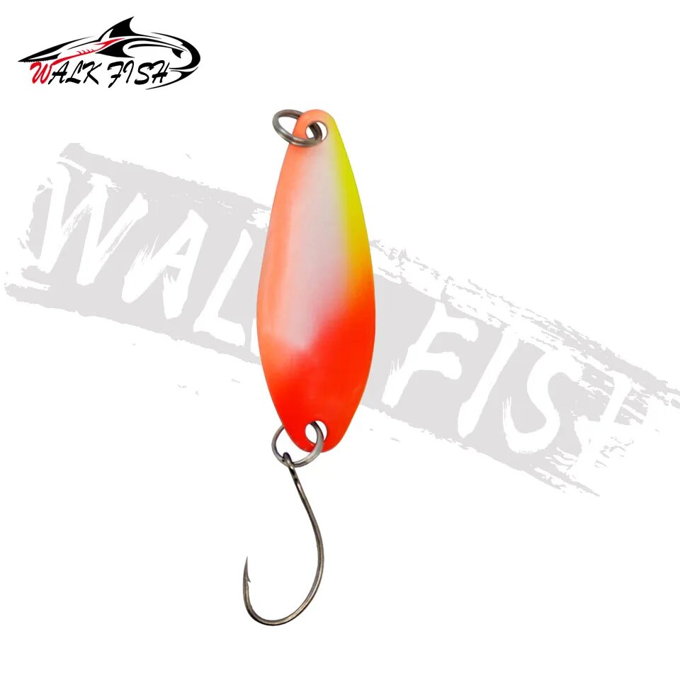WALK FISH блесна ложка 40 мм Оранжевый, G 7