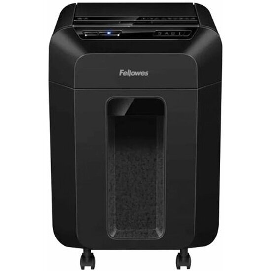 Шредер Fellowes AutoMax 80М черный с автоподачей (секр. P-4) перекрестный 80лист. 17лтр. скрепки скоб