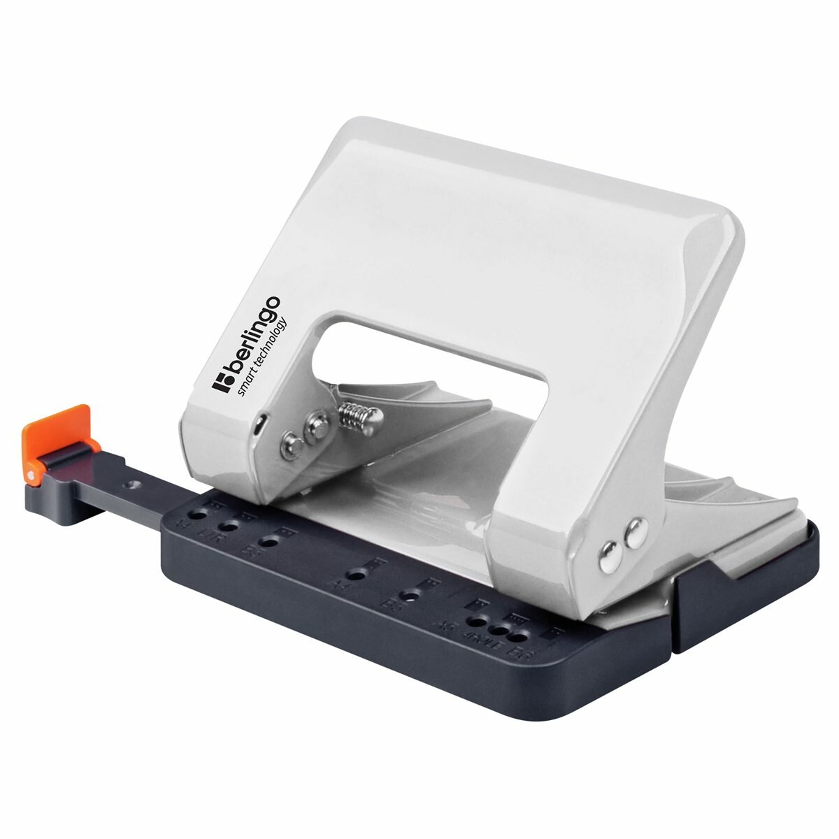 Дырокол Berlingo Smart Technology, до 15 листов, энергосберегающий, белый (DDm_15102), 12шт.