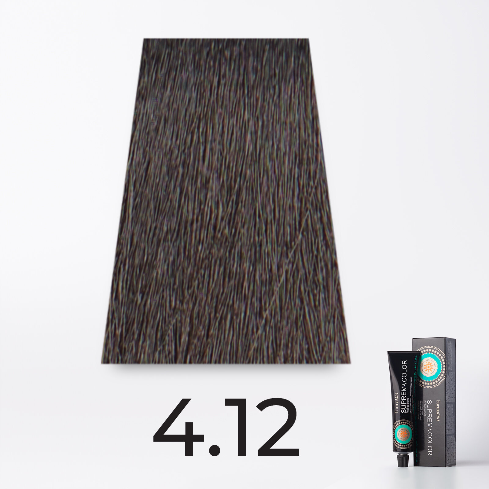 FarmaVita Краситель Suprema Color 4.12 Каштановый пепельный ирис, 60 мл