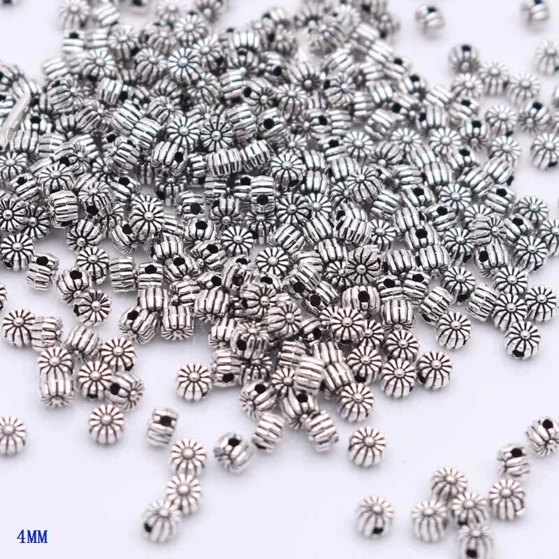 Бусины-разделители YanQi античное серебро 20/50 шт. HJ16-50pcs