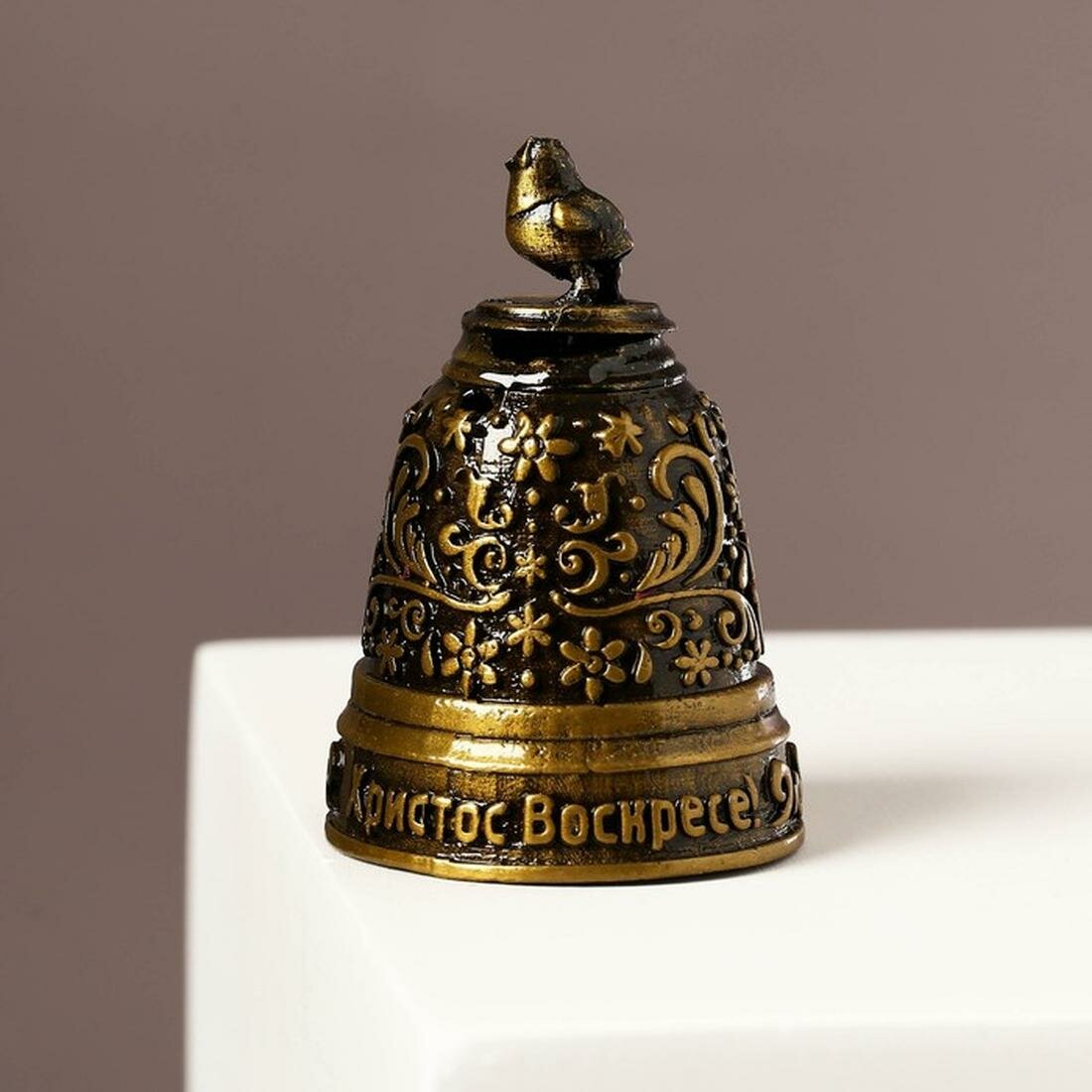 Сувенир Сима-ленд Колокольчик "Цыпленок", размер 3,7 х 5,2 см