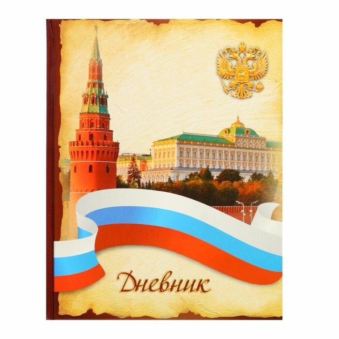 Дневник Calligrata "Символика-3", универсальный, 1-11 класс, твердая обложка, глянцевая ламинация, 40 листов