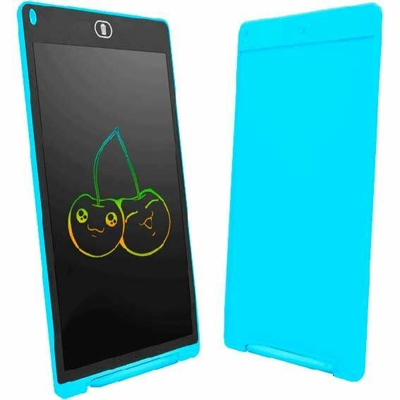 Графический планшет для рисования deVENTE LCD, 190x290 мм, 12", со стилусом, голубой (4030311)