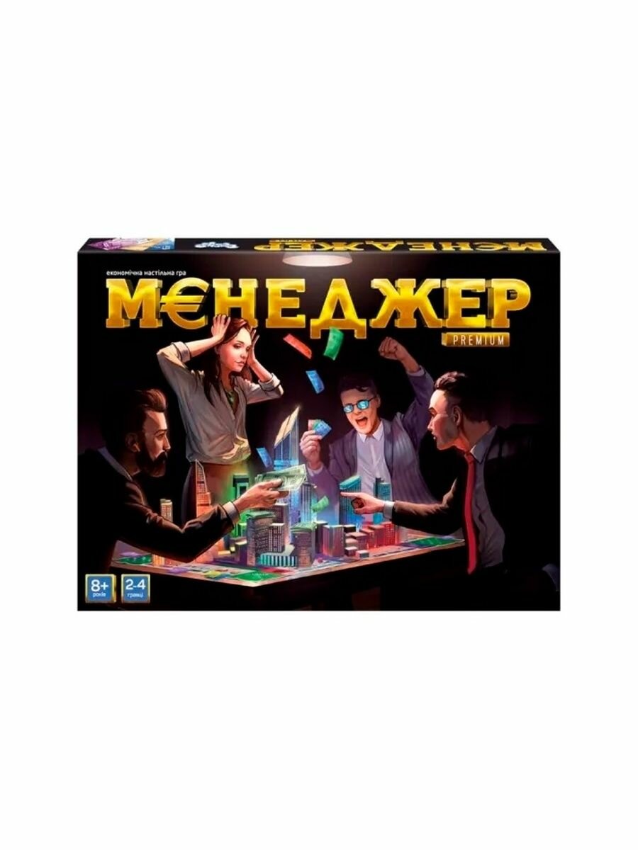 Настольная игра Danko Toys "Менеджер Premium" для детей от 8 лет