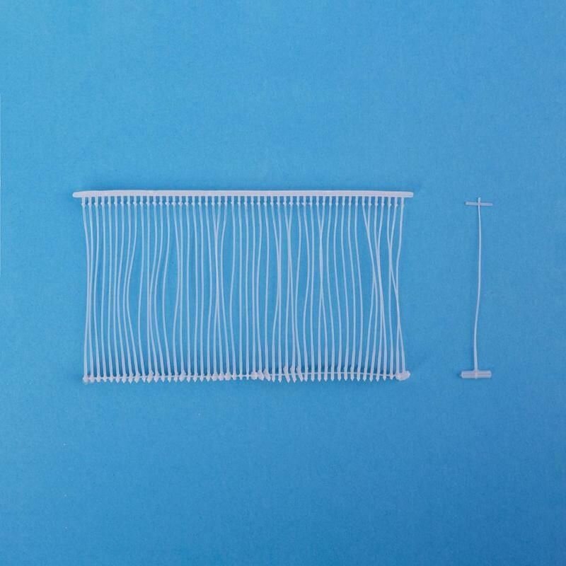 Соединители-биркодержатели КНР пластиковые F 50 мм, тонкий 5000 шт