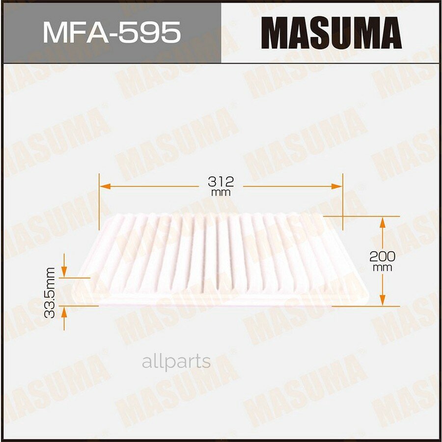 MASUMA MFA-595 Фильтр воздушный MAZDA AXELA MASUMA MFA-595