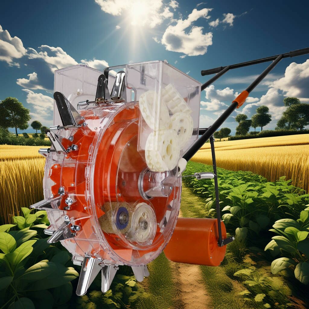 MOUNTIAN Ручная сеялка посев и удобрение Регулируемый сеяльный наконечник для кукурузы бобов и арахиса