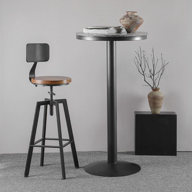 Барный стул для кухни и кафе, устойчивый и легко собираемый, комфортный высокий табурет с универсальным дизайном