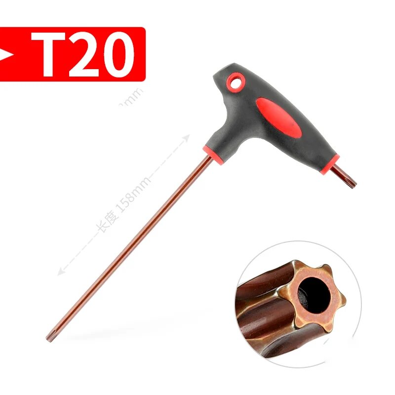Накидной ключ Torx Star Paowuxian T10 T15 T20 T25 T30 T40 T45 T50 T20