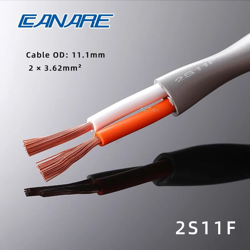 CANARE 2S11F, 11.1mm, кабель динамика