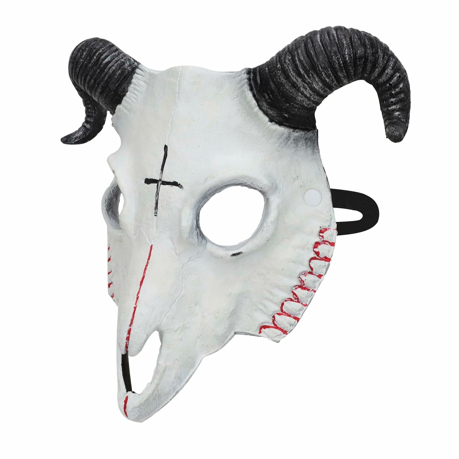 PURFUN Готическая маска-череп в виде головы козла, маска для украшения на Хэллоуин, маска зла