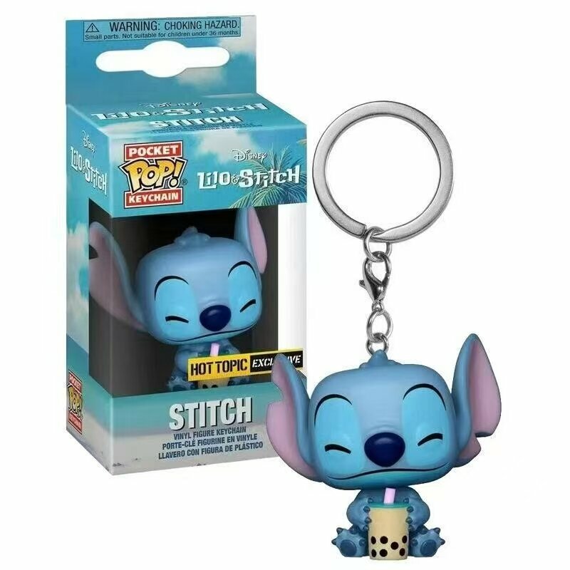 Брелок FUNKO POP Disney HULA Stitch, брелок Человек-паук, брелок Гарри Поттер
