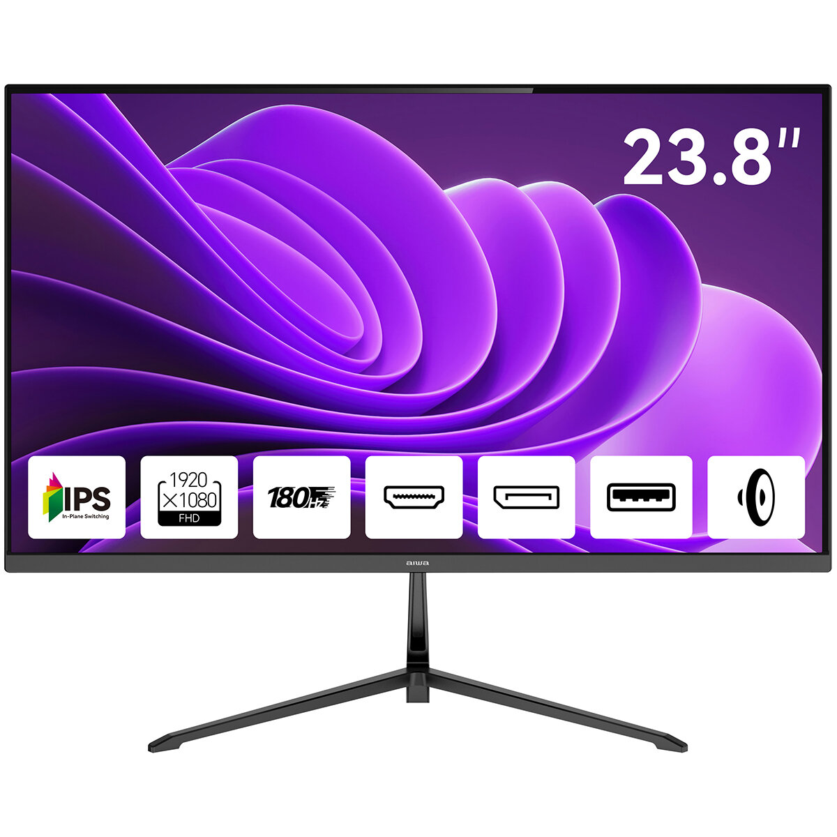 23.8" Монитор Aiwa MD2410, IPS, 1920x1080, 180 Гц (MD2410)