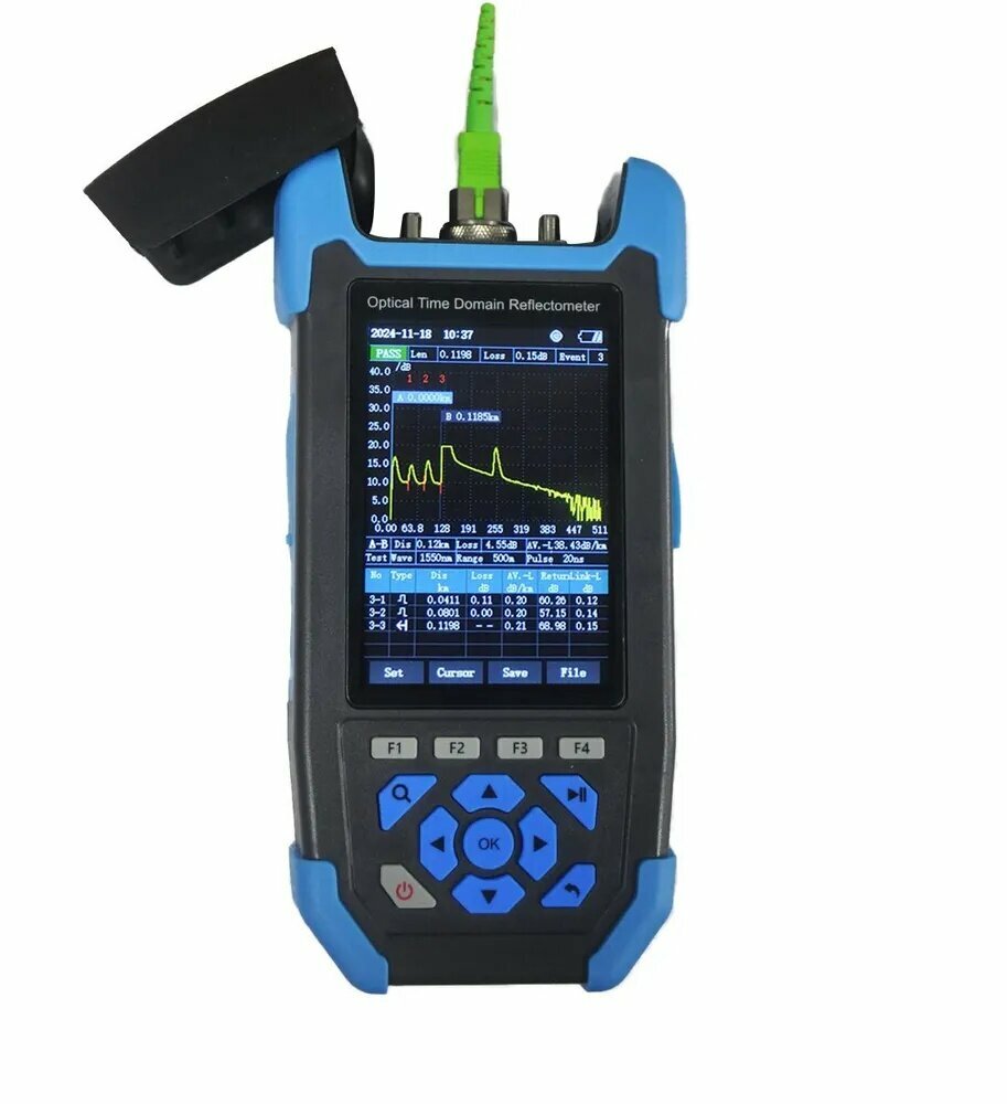 Тестер оптического волокна OTDR, поиск неисправностей в точках разрыва, оптический рефлектометр с диапазоном 1310 нм и 1550 нм