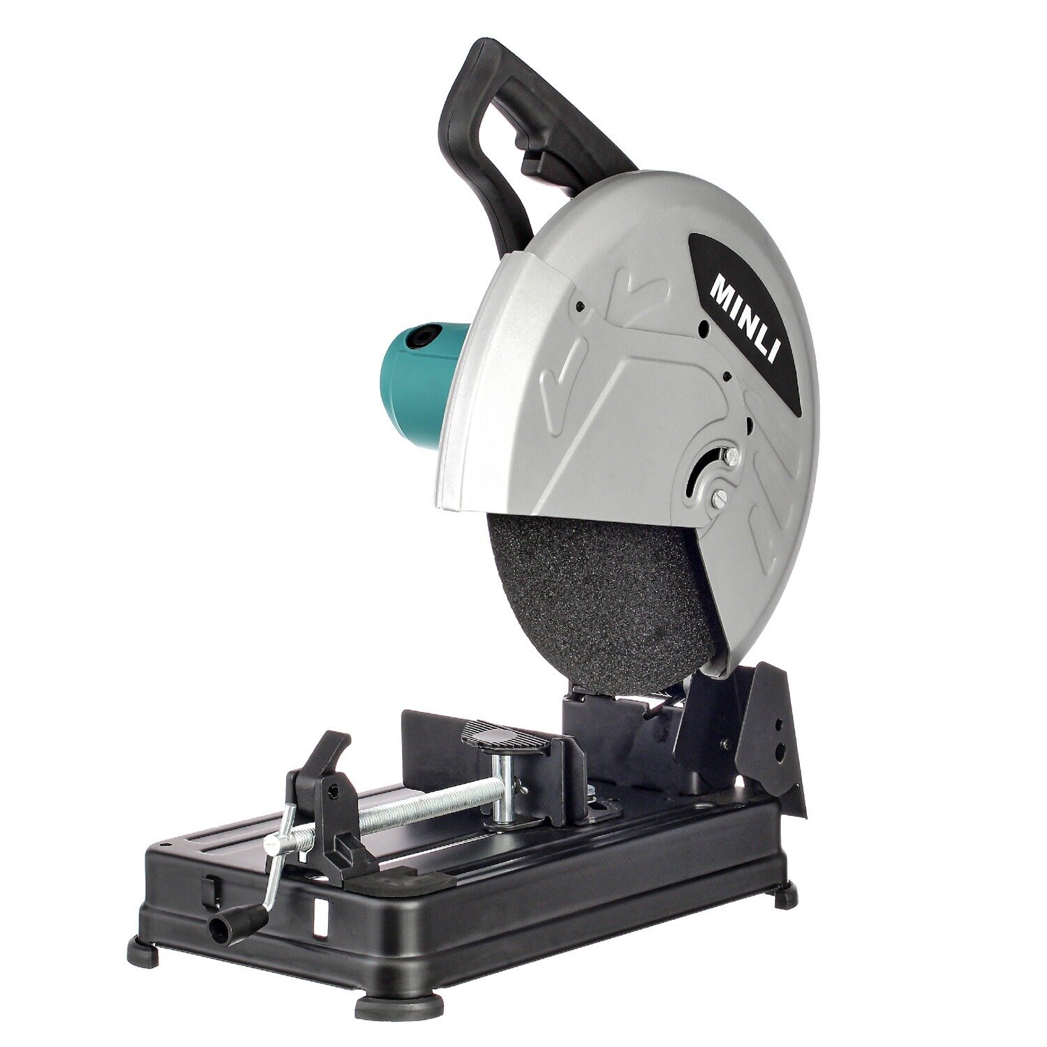 Пила торцовочная MINLI 82414 2200 Вт, диск 355 мм, глубина пропила 102 мм, угол наклона 45°, поворот 45° влево/вправо