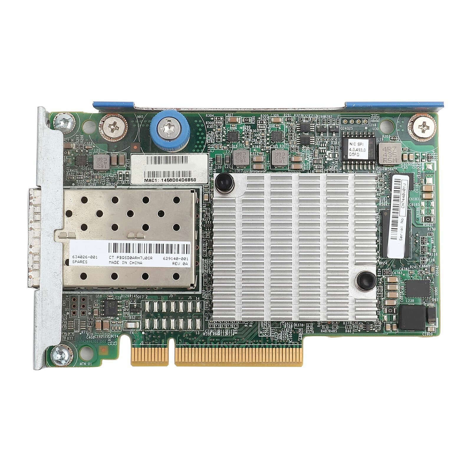 Сетевая карта SFP+ 10G, два порта, 647579-001