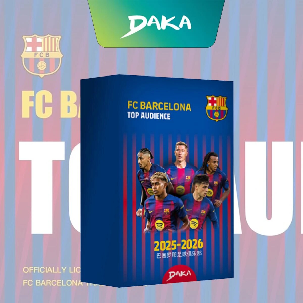 Коллекционные футбольные карты DAKA Messi Yamal Daka 2025-2026 1 box 24 cards