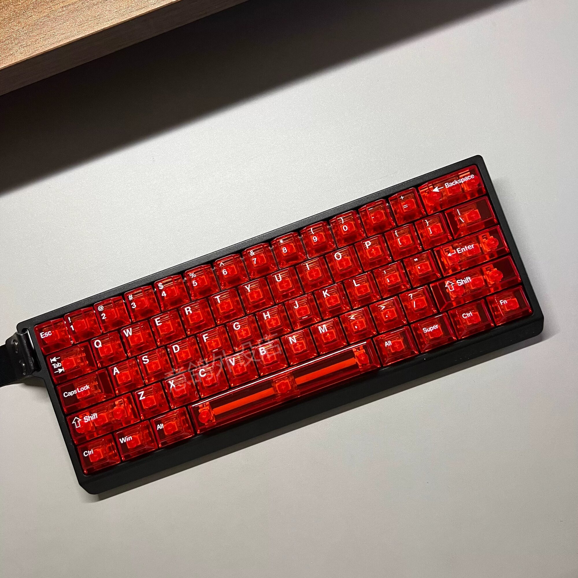 Прозрачные кейкапы для ПК, оригинальная высота, для Wooting EZ60/MAD60/MADE68, Night Demon ATK, магнитные кейкапы для