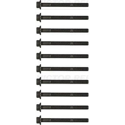 Комплект болтов ГБЦ VICTOR REINZ 14-32093-01 Fiat 500, Albea, Doblo, Panda, Punto, Strada 1.2, 1.4 99->, 10 шт