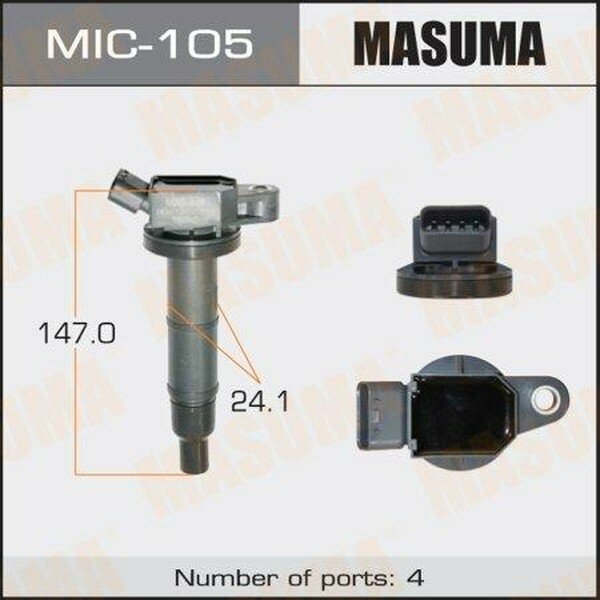 Катушка зажигания MASUMA MIC-105 Toyota Avensis, Camry, Previa, Rav4, Alphard, Estima, Harrier, Ipsum 01-11