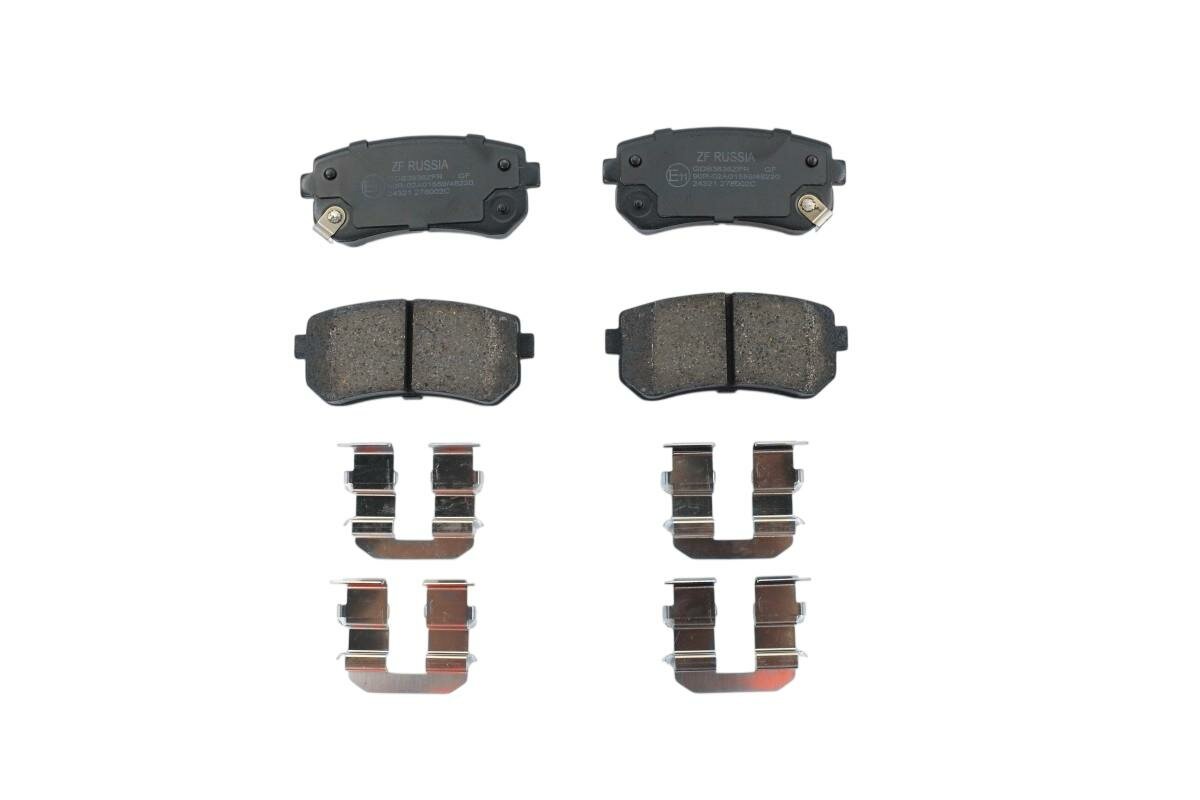 Колодки тормозные задние ZFR GDB3636ZFR Hyundai Ix35 1.6-2.0 10->, Kia Sportage 1.6-2.0 10->
