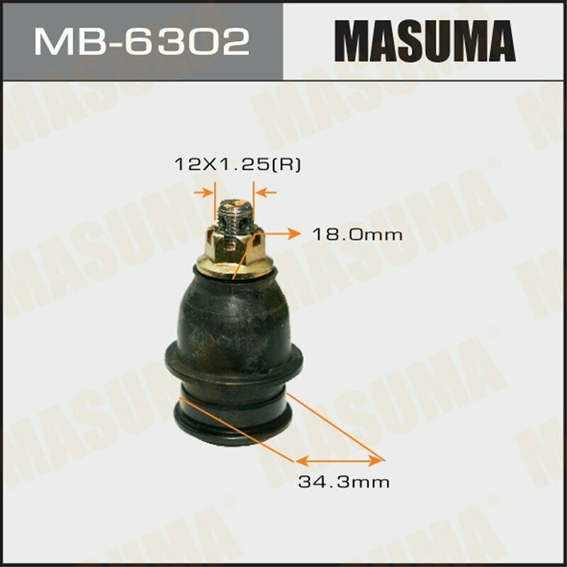 Опора шаровая L=R MASUMA MB-6302 Honda Jazz 03.02->