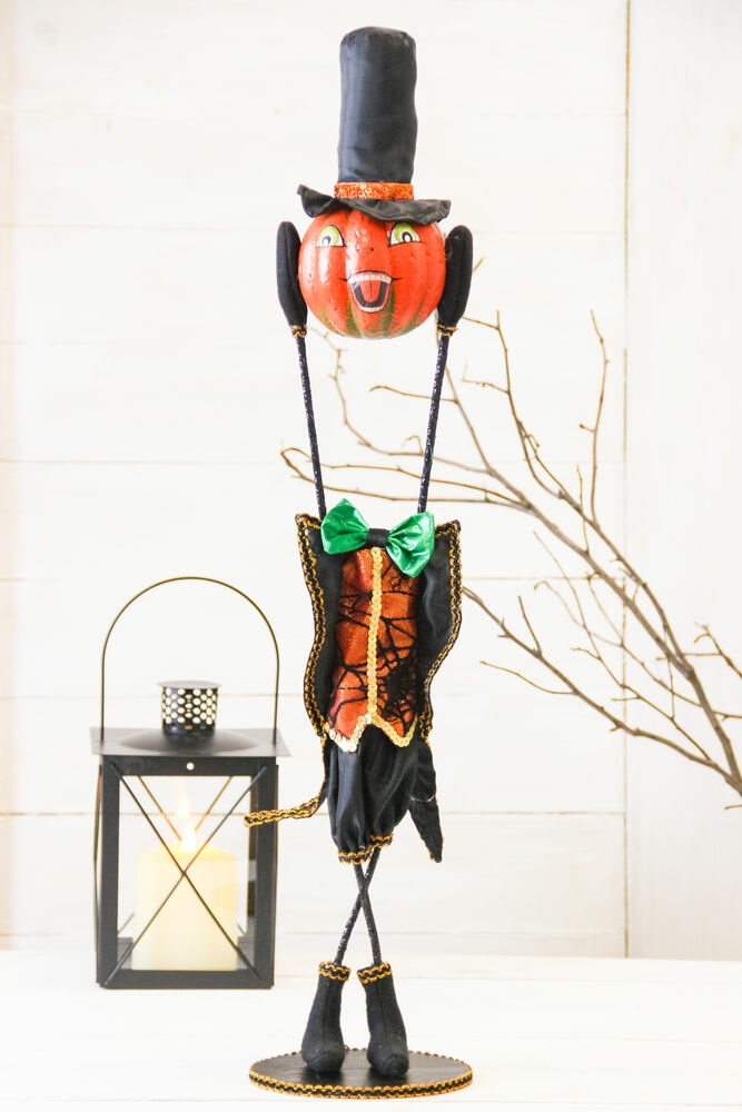 Декоративная фигурка пампкин-шоу, пенополистирол, 26 см, Winter Deco 5001181