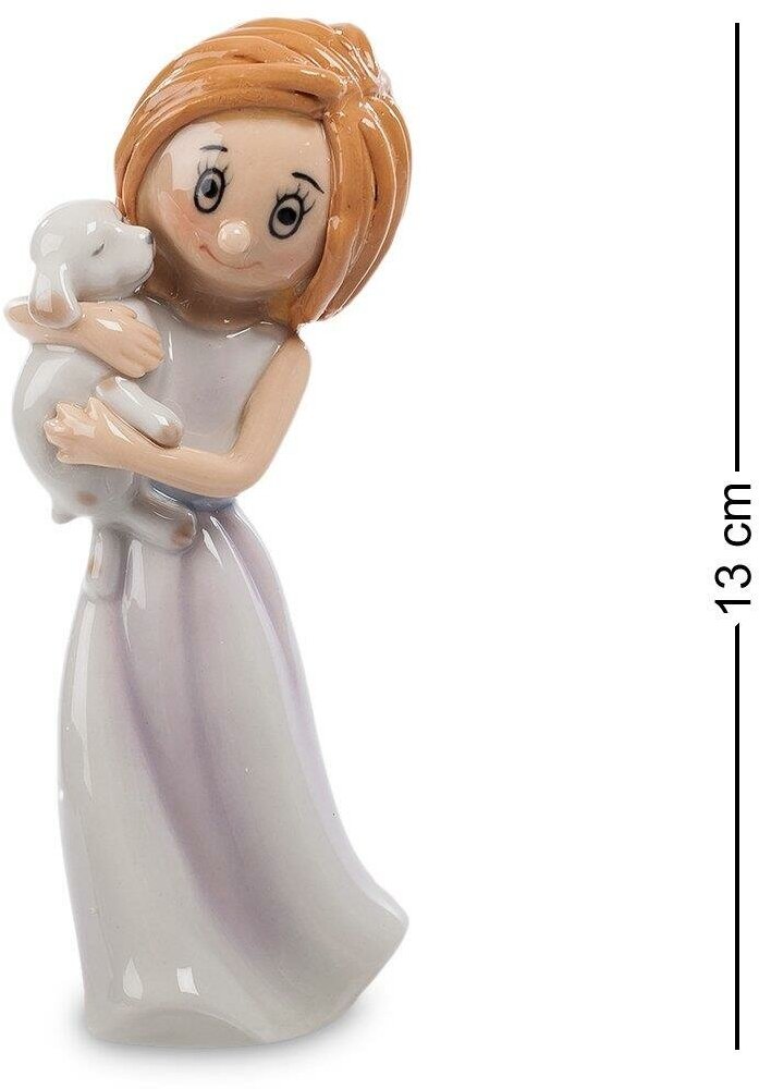 Фигурка Девчонка с собачкой