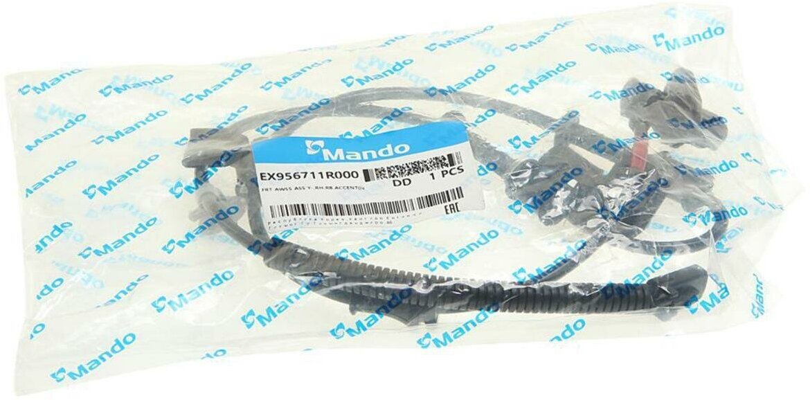 Датчик ABS передний правый для Hyundai Solaris 2010-, KIA Rio 2011-2017 / арт. EX956711R000 / бренд MANDO / OEM 956711R000