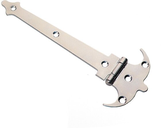 Петля-стрела мебельная НОЭЗ ПСМ-120-SL, универсальная, 120 мм, под хром