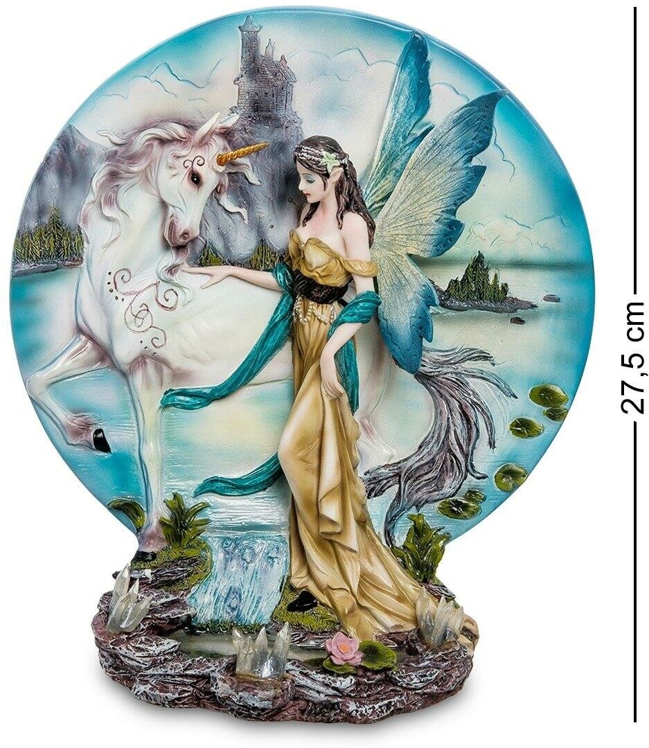 Статуэтка Фея и Единорог A2145428 Great Art, Полистоун
