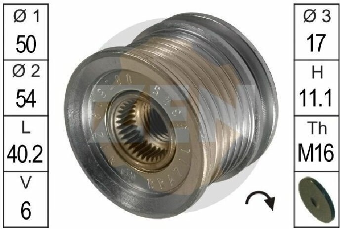 Муфта свободного хода MB SPRINTER OM611