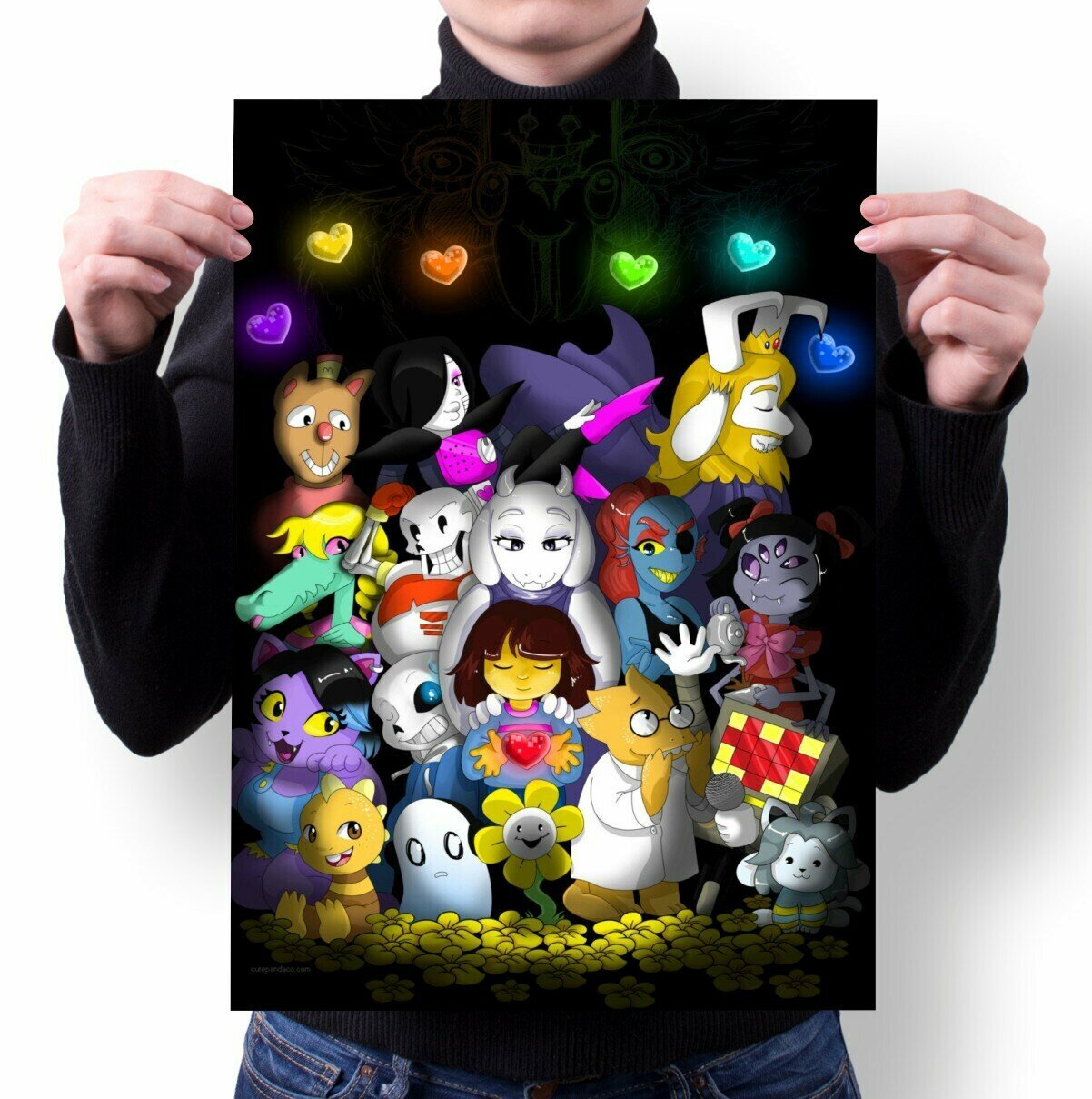 Плакат А2 Принт "Андертейл, Undertale" - 19