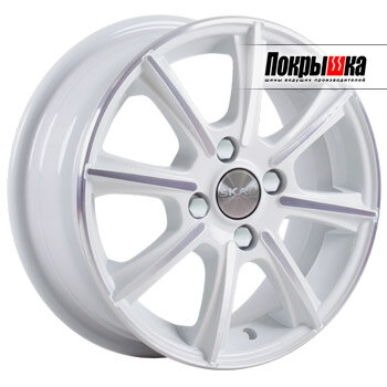 Диски литые SKAD Монако 5.5х14/4х98 D58.6 ET38.0, Алмаз белый