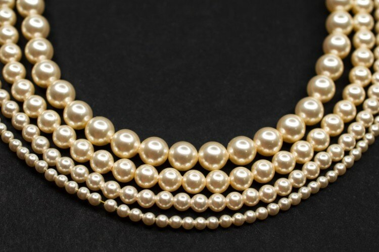 Жемчуг Swarovski 5810 #620 3мм Crystal Cream Pearll, 5810-3-620, 10шт