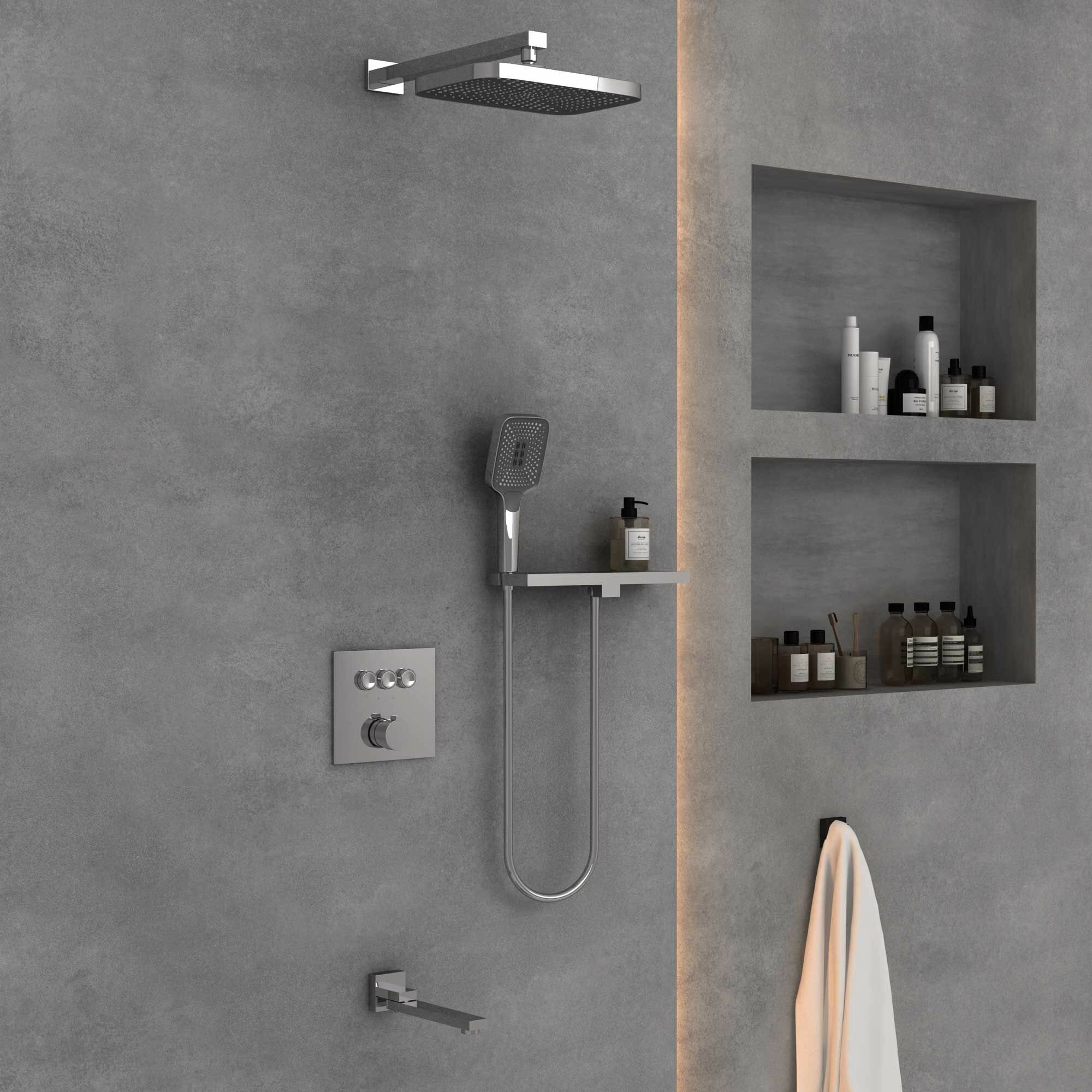 Душевой комплект Vincea VSFW-4311RCH встраиваемый, 3 режима, хром