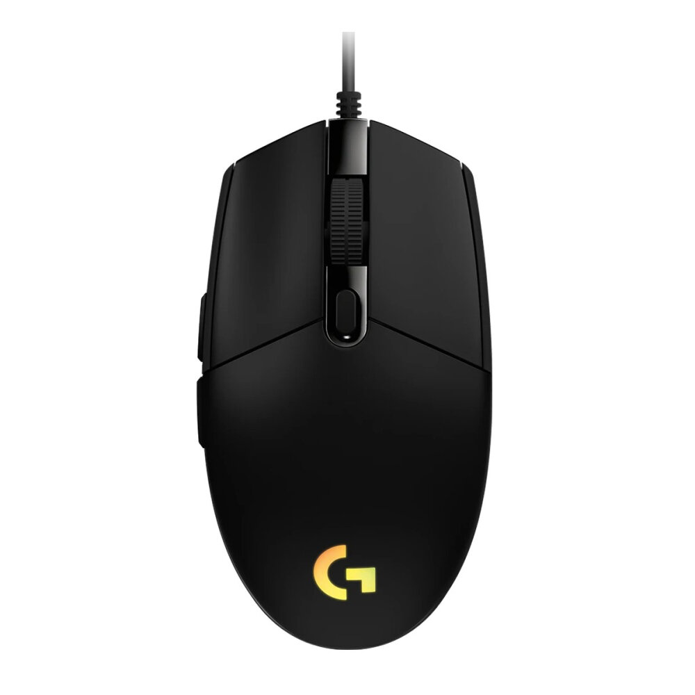 Мышь игровая Logitech G102 LIGHTSYNC Black черная, оптическая, 200-8000dpi, 2.1м USB 2.0, 6 программируемых кнопок, RGB подсветка, под обе руки