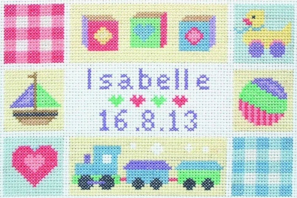 Набор для вышивания Anchor #ACS42 Первые образцы, Счетный крест, 16 x 23 см