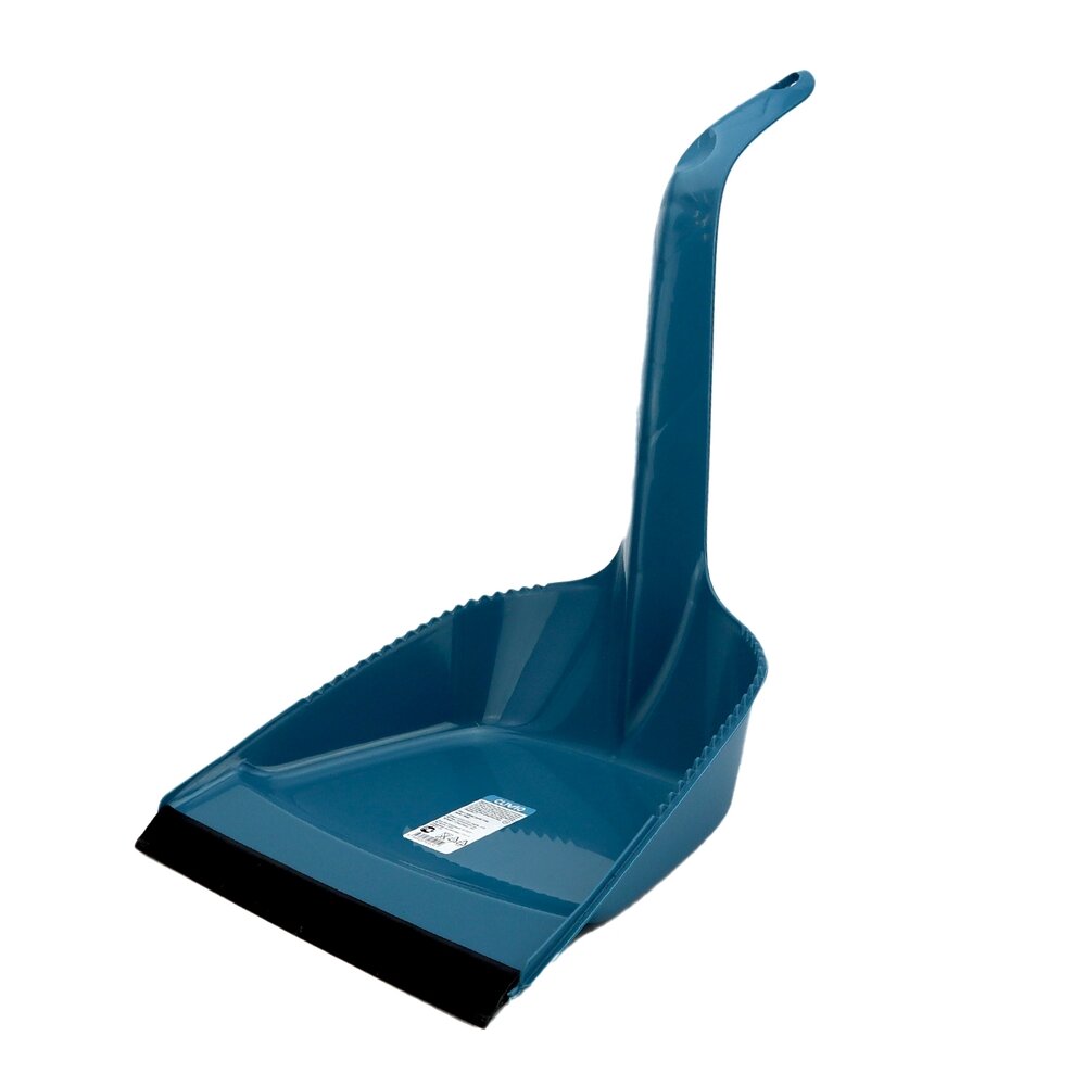 Совок с высокой ручкой для уборки пластиковый Vanda (темно-синий)