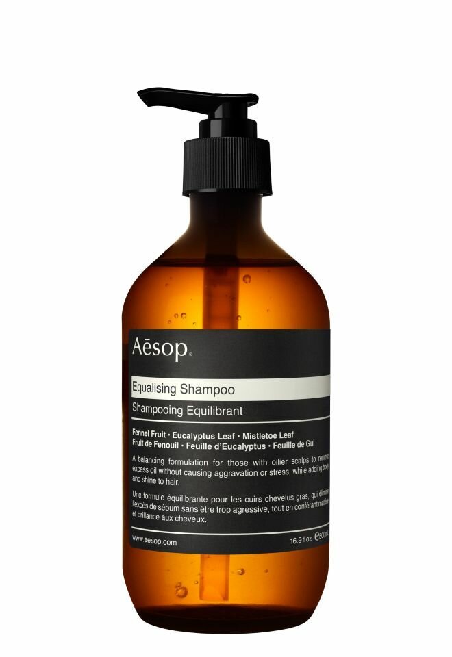 Шампунь для жирных волос органический 500 мл Aesop Equalising Shampoo очищающий для объема и блеска