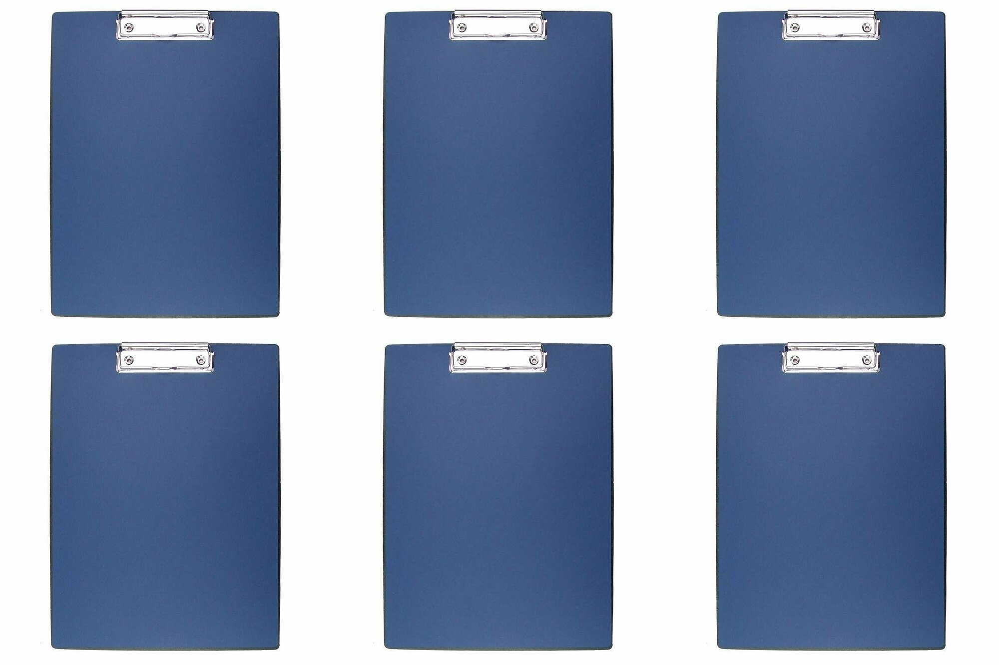Attache Папка - планшет для бумаг, Синяя, A4, 6 шт