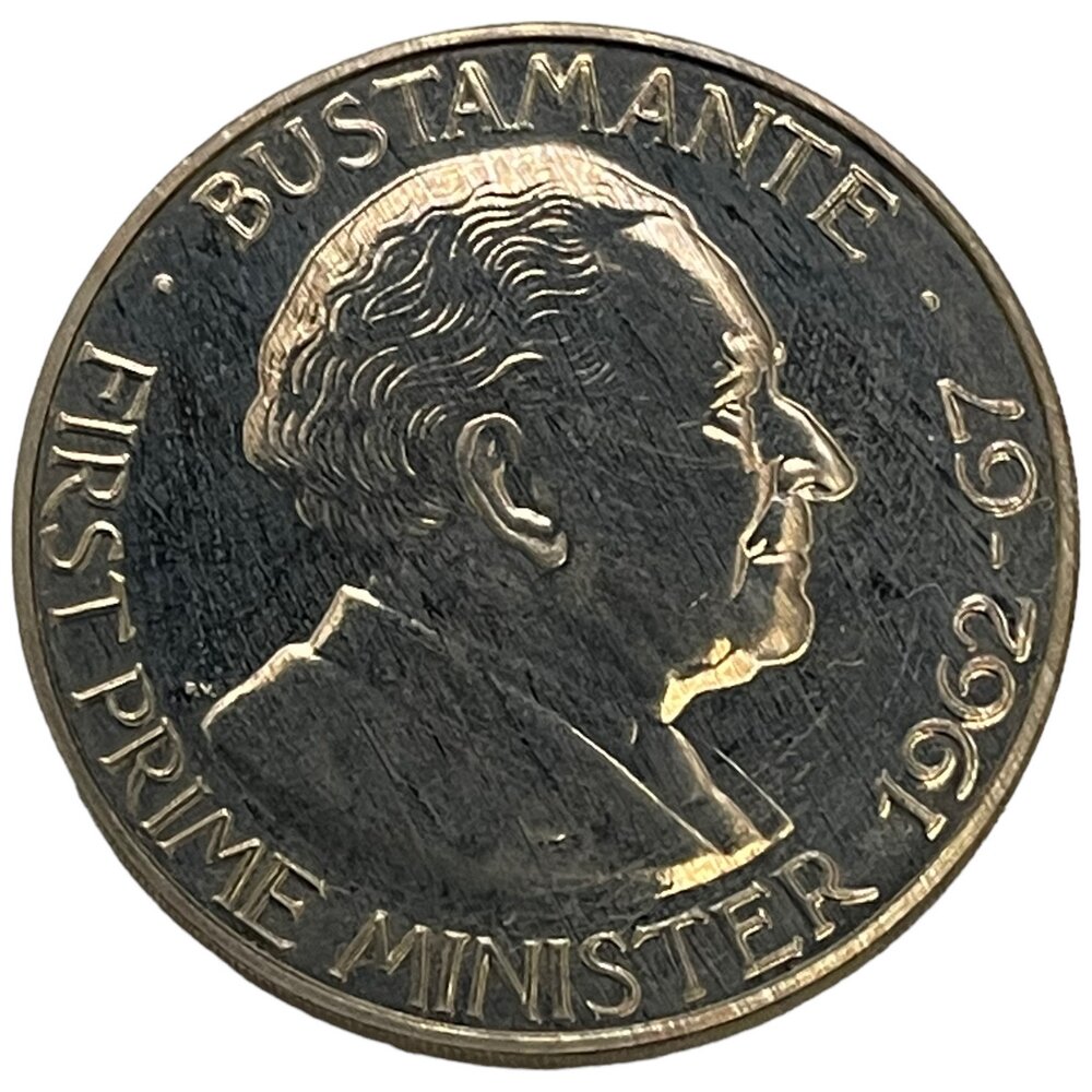 Ямайка 1 доллар 1975 г. (BU)