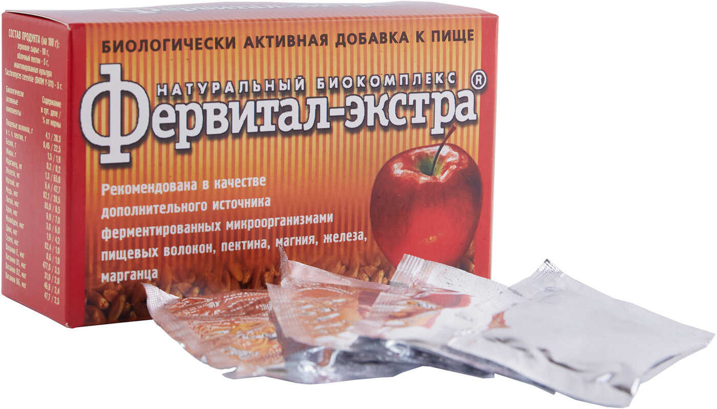 БАД для кишечника и похудения Фервитал Экстра, 2 шт. по 70 г. — фото 1
