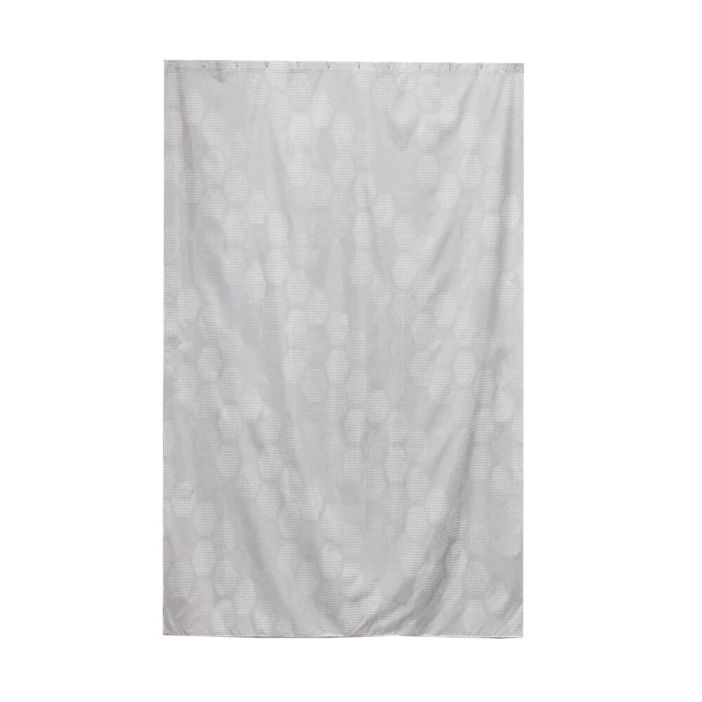 Штора для ванной BATH PLUS Fantasy Hive 180х180 см текстиль серая