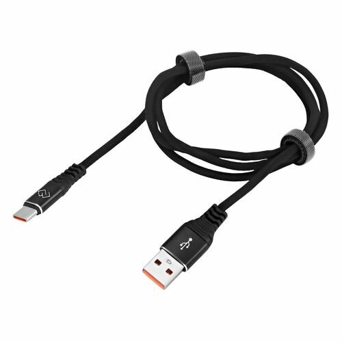 Кабель Digma USB Type-C (m) - USB (m), 1м, 3A, черный [dg-usba-с-1m-27w]