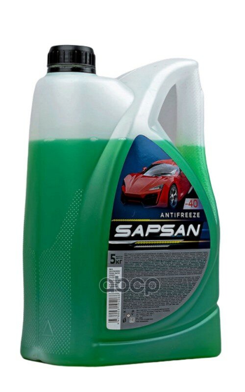 Антифриз Sapsan зелёный 5кг 60002 Sapsan 60002
