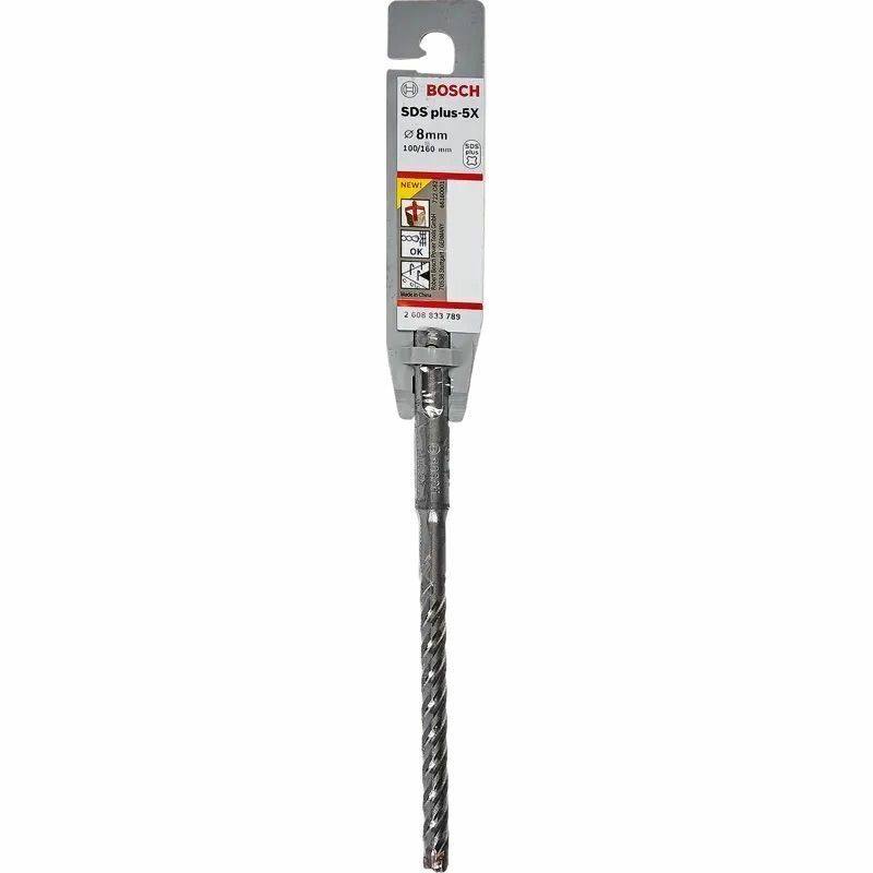 Бур по бетону SDS Plus-5X 8x100x160 мм