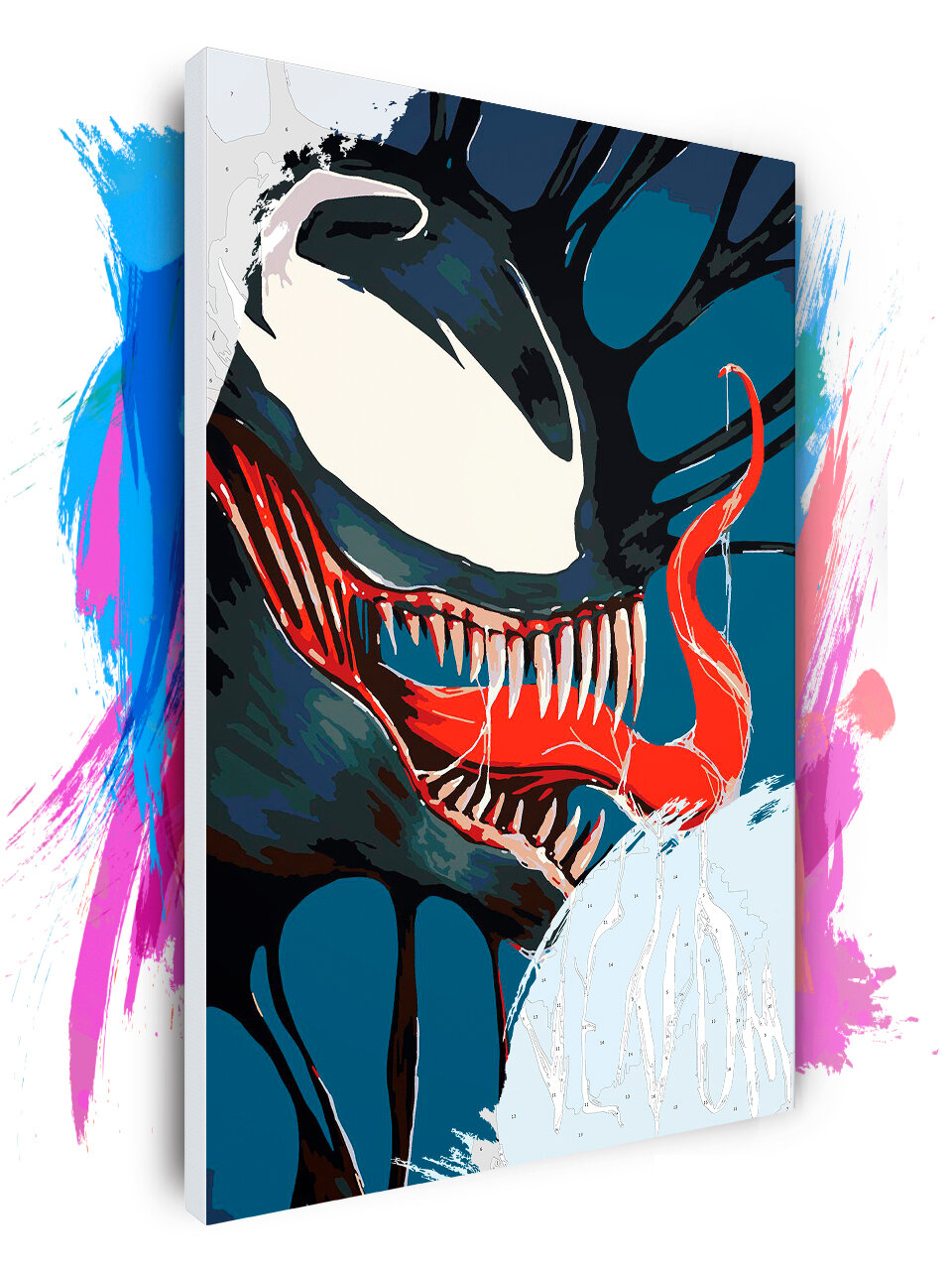 Картина по номерам на холсте Веном, 50 х 80 см